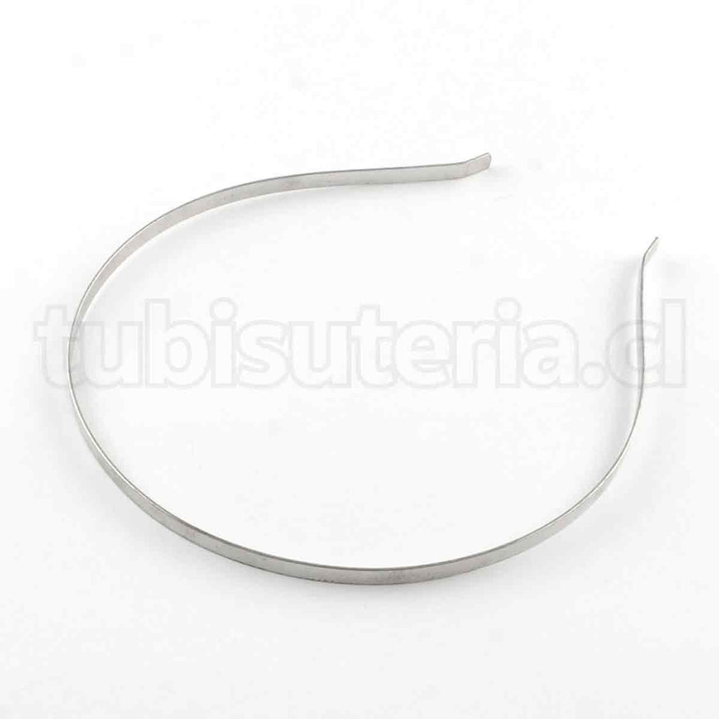 Accesorios para el cabello, cintillo metálico de hierro color Platino ...