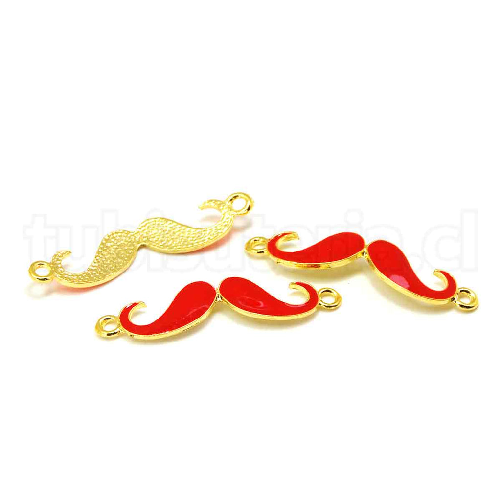 Enlace esmaltados, bigote o mostacho, disponible en 3 tonos, 41x9.5x1 ...
